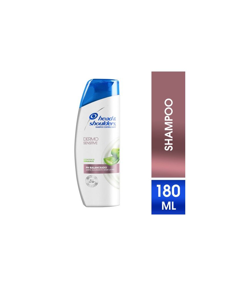 HEAD AND SHOULDERS - Shampoo Dermo Sensitive Aloe x 180 ml