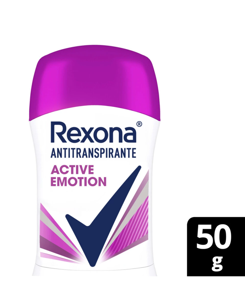 REXONA - Desodorante Barra Active Emotion Stick x 50 gr