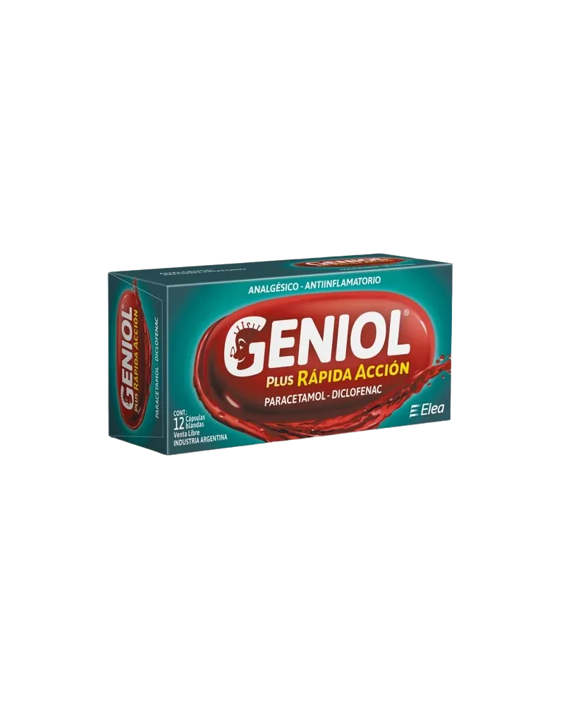 GENIOL - Plus Rápida Acción x 12 Cápsulas Blandas
