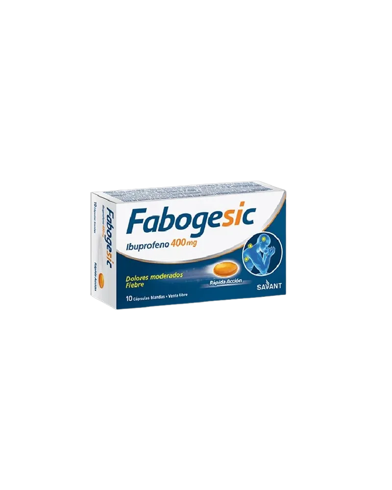 FABOGESIC - 400mg Rápida Acción x 10 Cápsulas